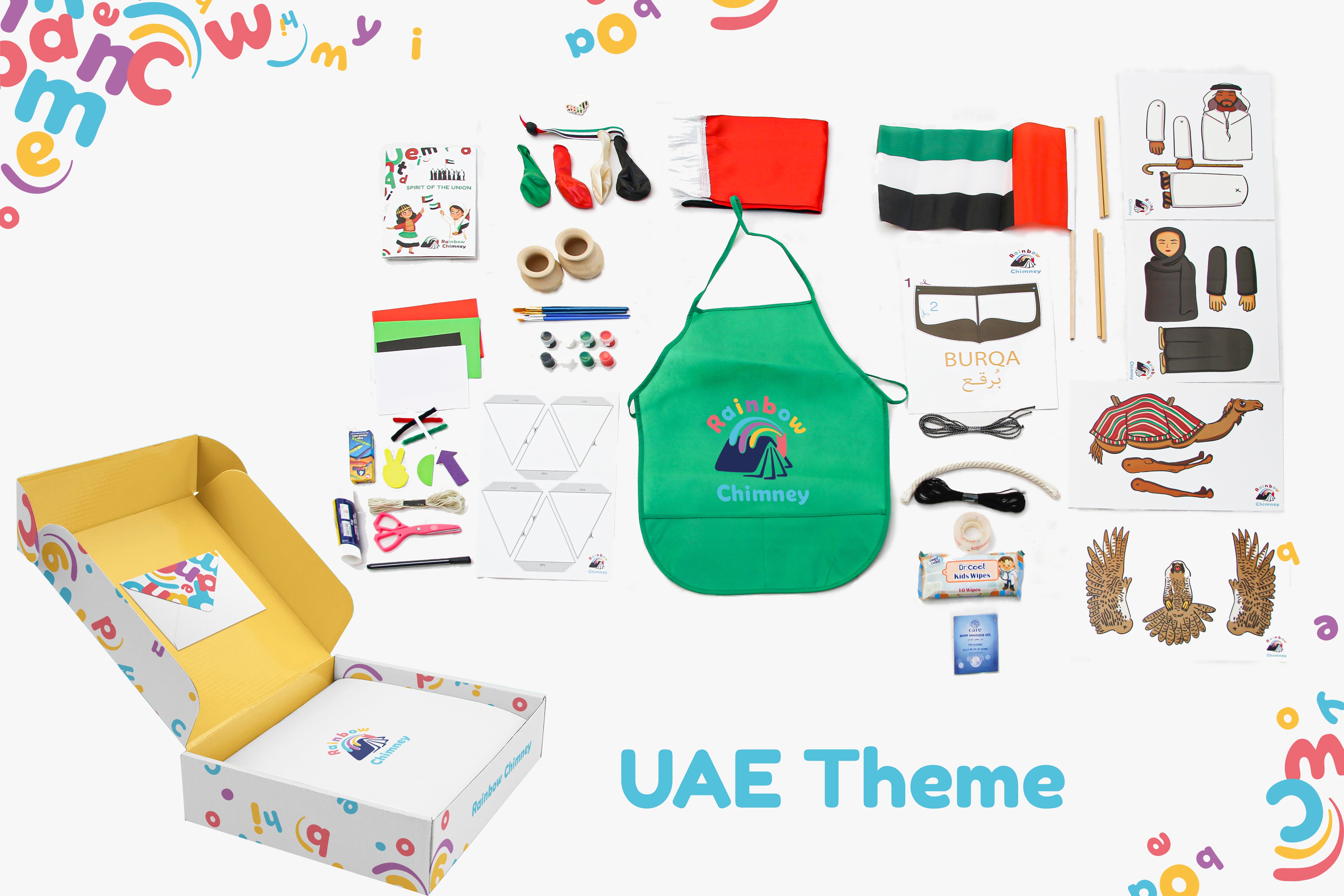 Rainbow Chimney Box UAE Theme